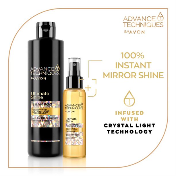 Advance Techniques Ultimate Shine Shampoo 400ml - Avon South Africa