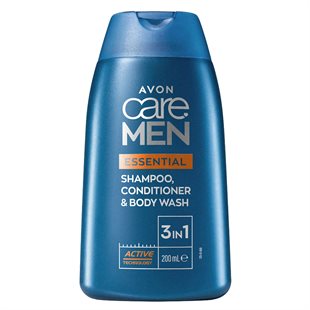 Avon Care Men Essential Shampoo, Conditioner & Body Wash 200ml - Avon ...