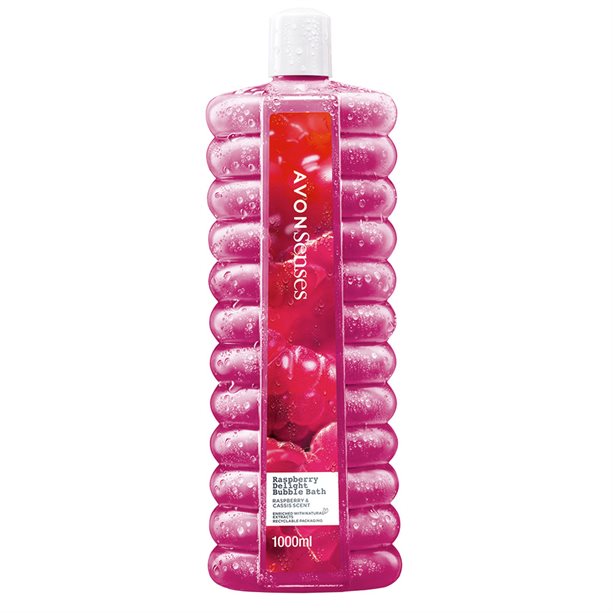 Senses Raspberry Delight Bubble Bath 1000ml - Avon South Africa