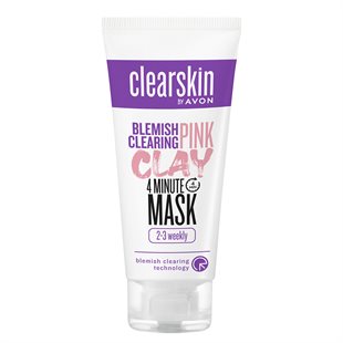 Clearskin Blemish Clearing Pink Clay 4-Minute Mask 75ml - Avon South Africa