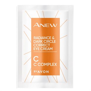 Anew Radiance & Dark Circle Correct Eye Cream Sample Sachet 2ml - Avon ...