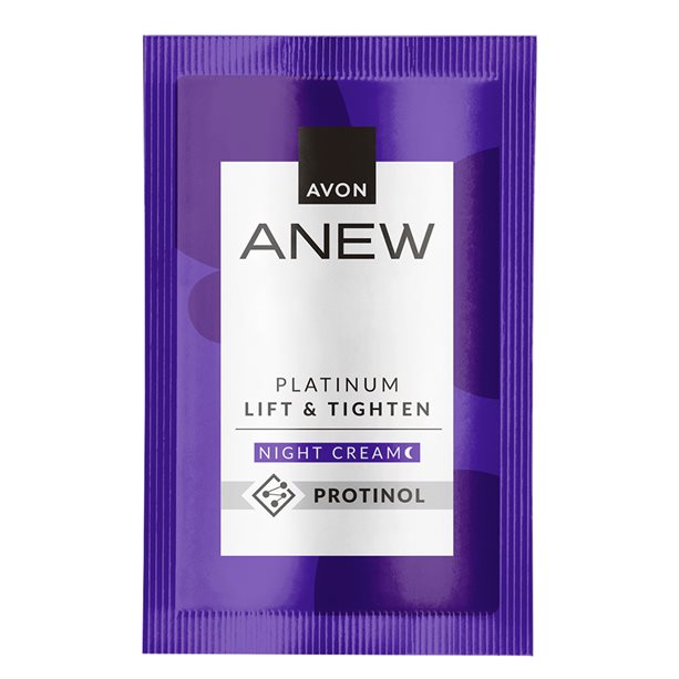 Anew Platinum Lift & Tighten Night Cream Sample Sachet 2ml - Avon South ...