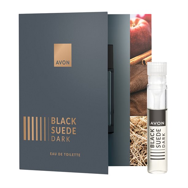 Black Suede Dark Sample Vial 0.6ml - Avon South Africa