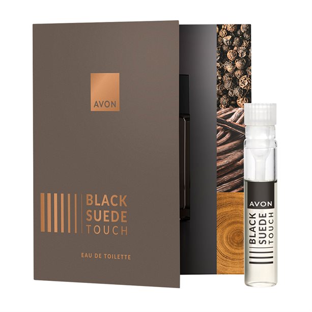 Black Suede Touch Sample Vial 0.6ml - Avon South Africa